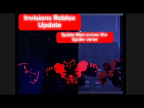 New Update in InVisions Web Verse | Roblox | Spider-Man across the ...