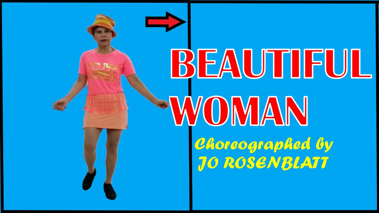 Beautiful Woman line dance - YouTube