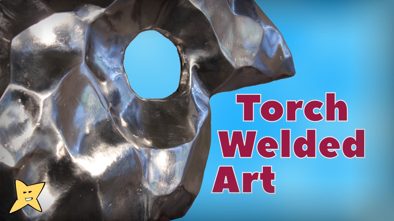 I torch weld a shiny bird (from steel) - YouTube