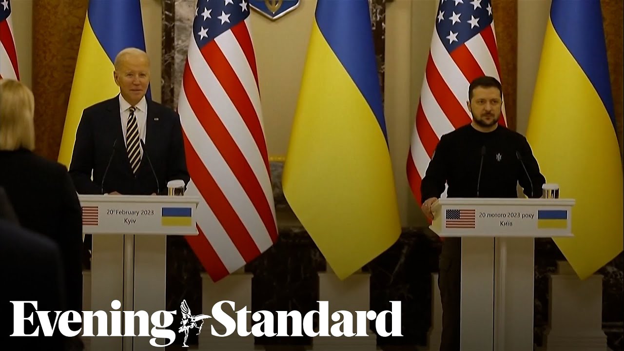 US President Joe Biden says "democracy stands" on surprise visit to ...