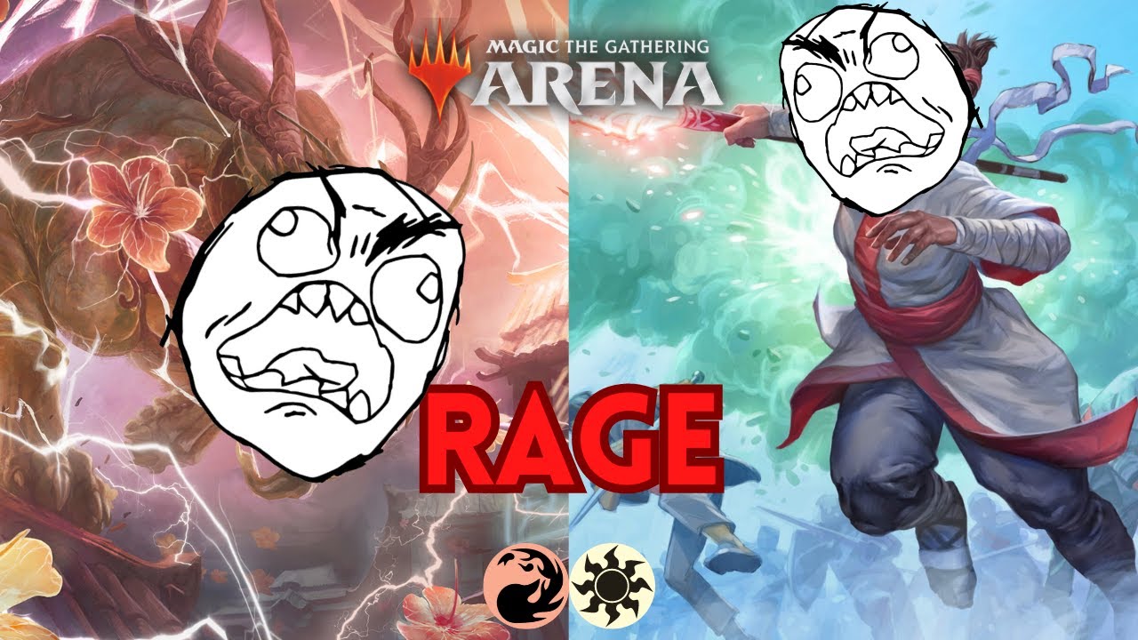😡 Making Mono RED Rage | MTG Arena Standard Ranked | Red White Portal ...