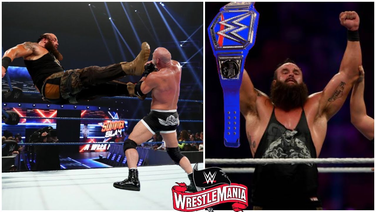 Braun Strowman WINS Universal Title At WRESTLEMANIA 36 ? GOLDBERG VS ...