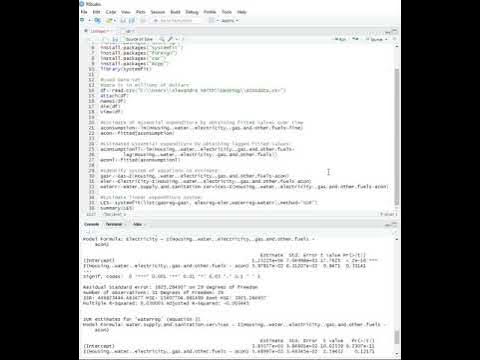Estimating the Linear Expenditure System in R - YouTube