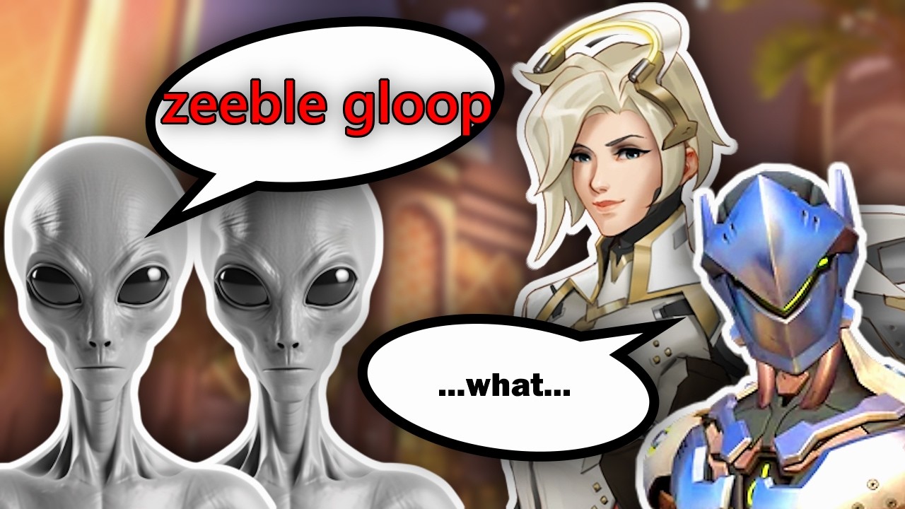 2 aliens and an E-couple play Overwatch 👽 - YouTube