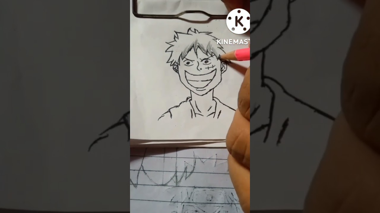 How to Draw One Piece Anime Boy Step-by-Step Tutorial #shorts #viral # ...