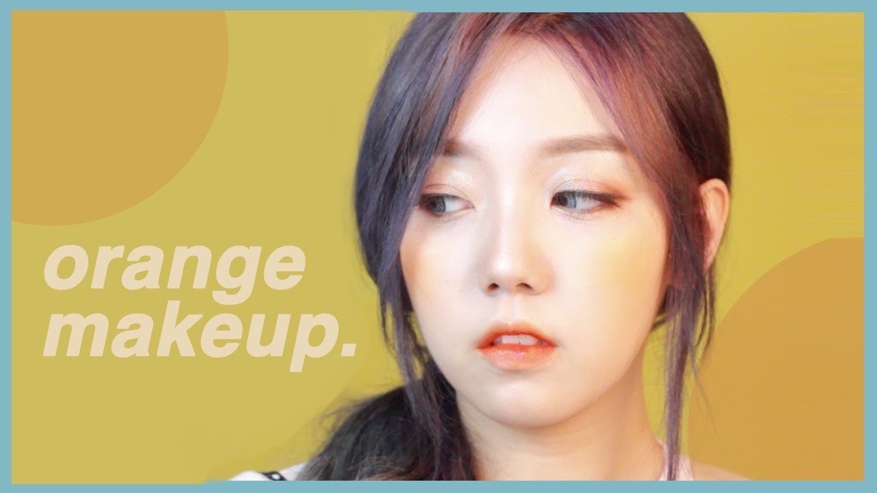 Korean Orange Makeup Tutorial | Saubhaya Makeup
