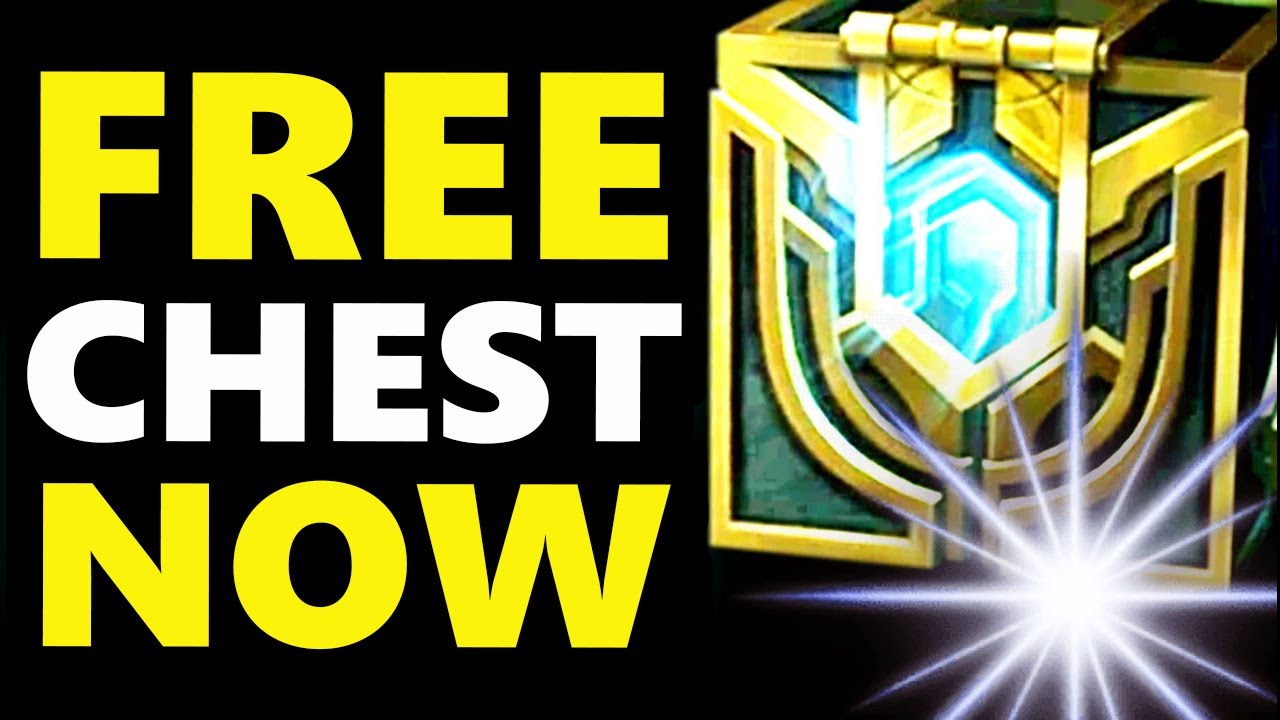 free hextech chest now - YouTube
