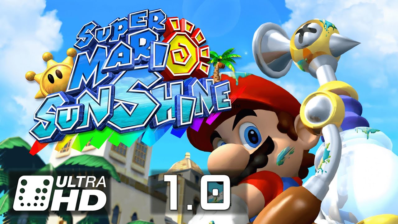 Super Mario Sunshine - HD Texture Pack Showcase (Dolphin Emulator ...