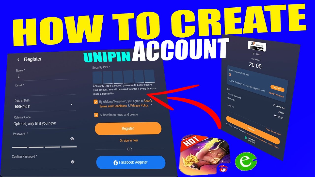 HOW TO CREATE UNIPIN ACCOUNT - YouTube