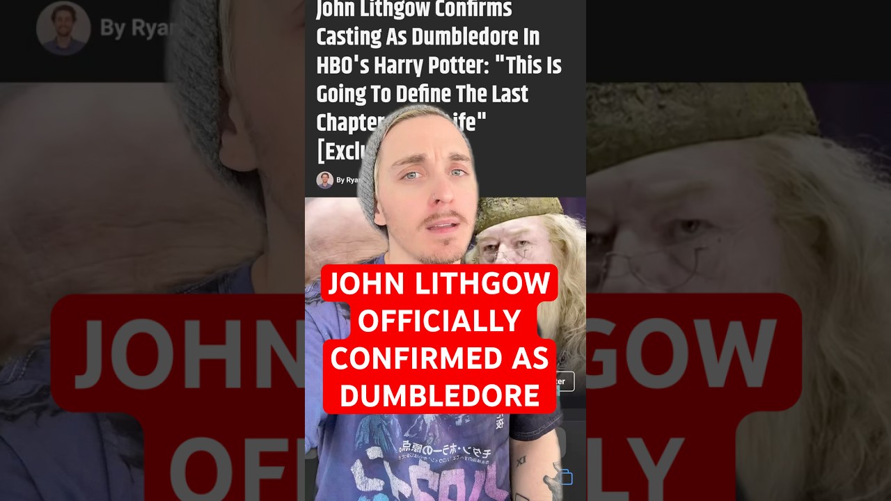 Welp John Lithgow confirmed he’s playing Dumbledore in HBO’s Harry ...