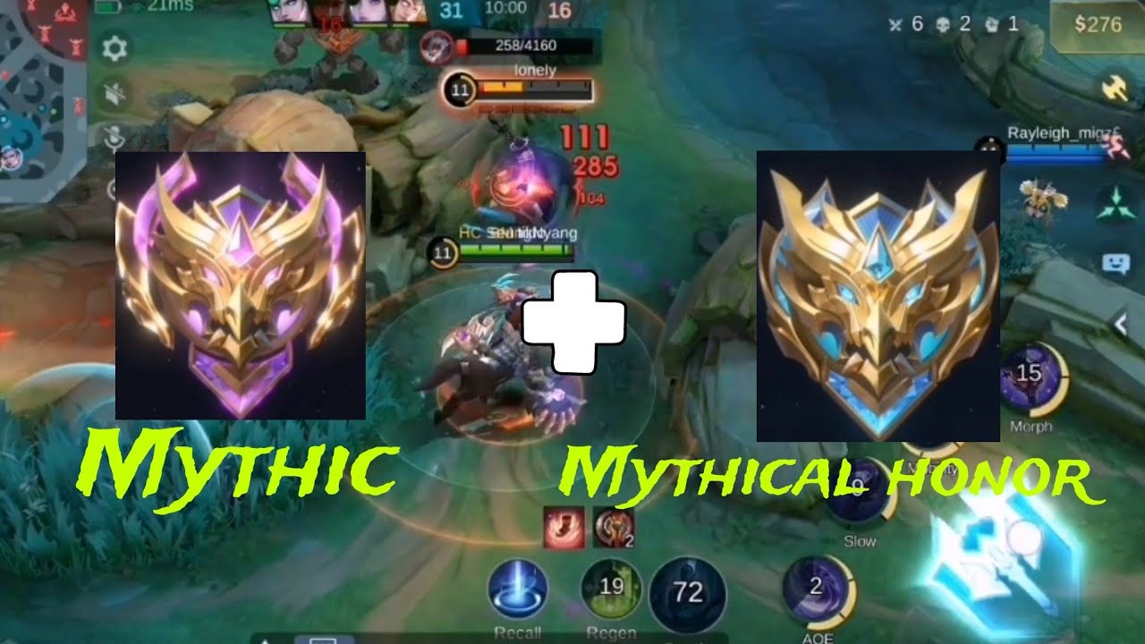 MYTHIC TO MYTHICAL HONOR #mobilelegends #baldoofficial #MLBB - YouTube