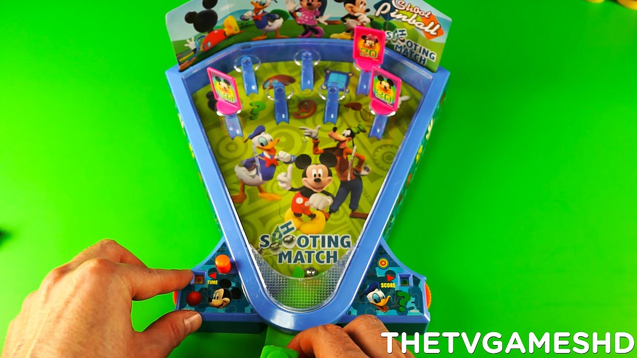 Mickey Mouse Clubhouse Amazing Pinball Games Toys For Kids - YouTube