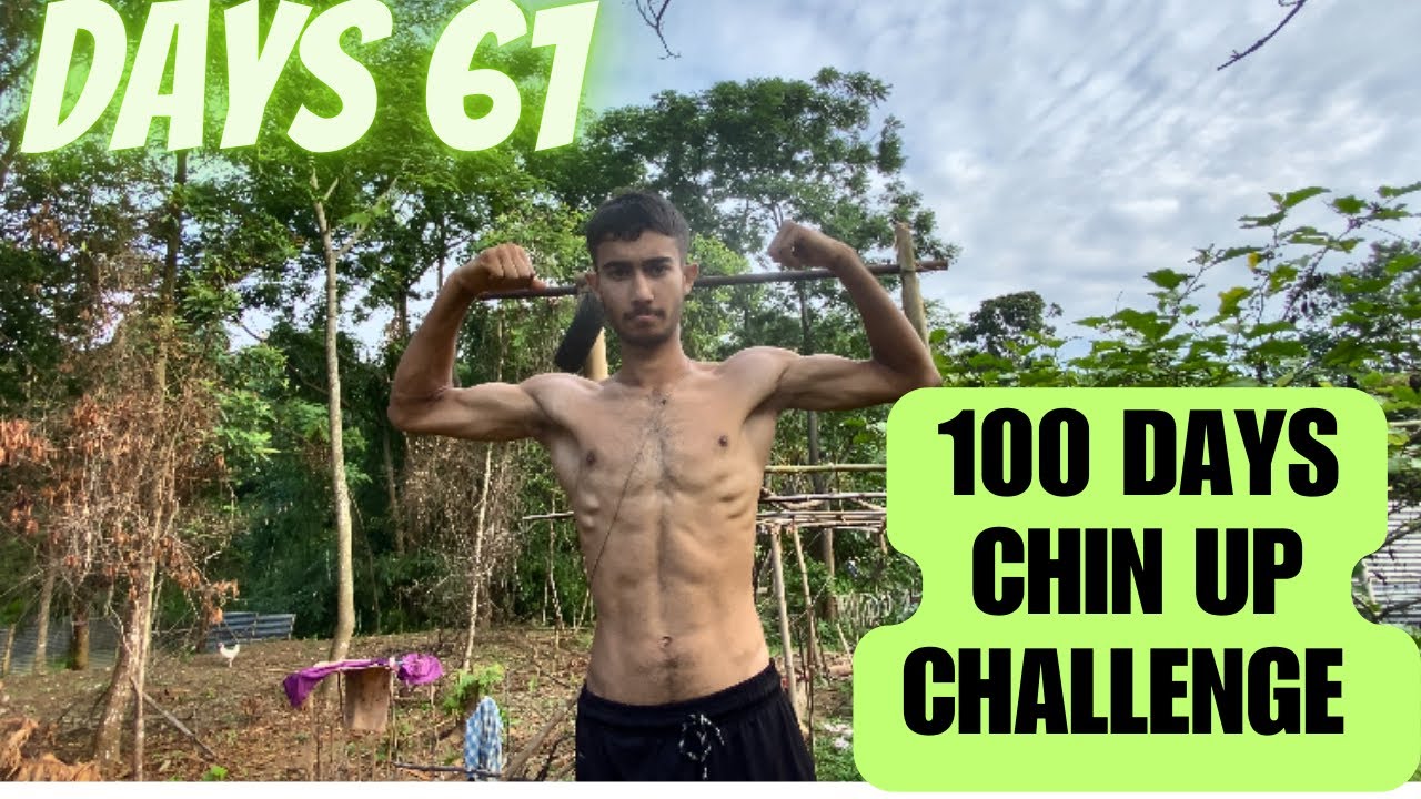 DAYS 61 of 100 days chin up challenge - YouTube