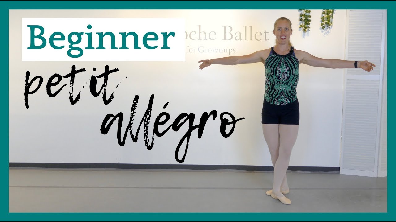 Beginner Petit Allégro! | Broche Ballet - YouTube