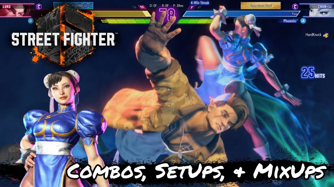 Chun Li - Combos, SetUps, and MixUps - Street Fighter 6 -SF6 - YouTube