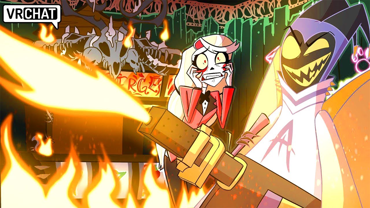 Adam TAKES OVER the HAZBIN HOTEL in VRChat - YouTube