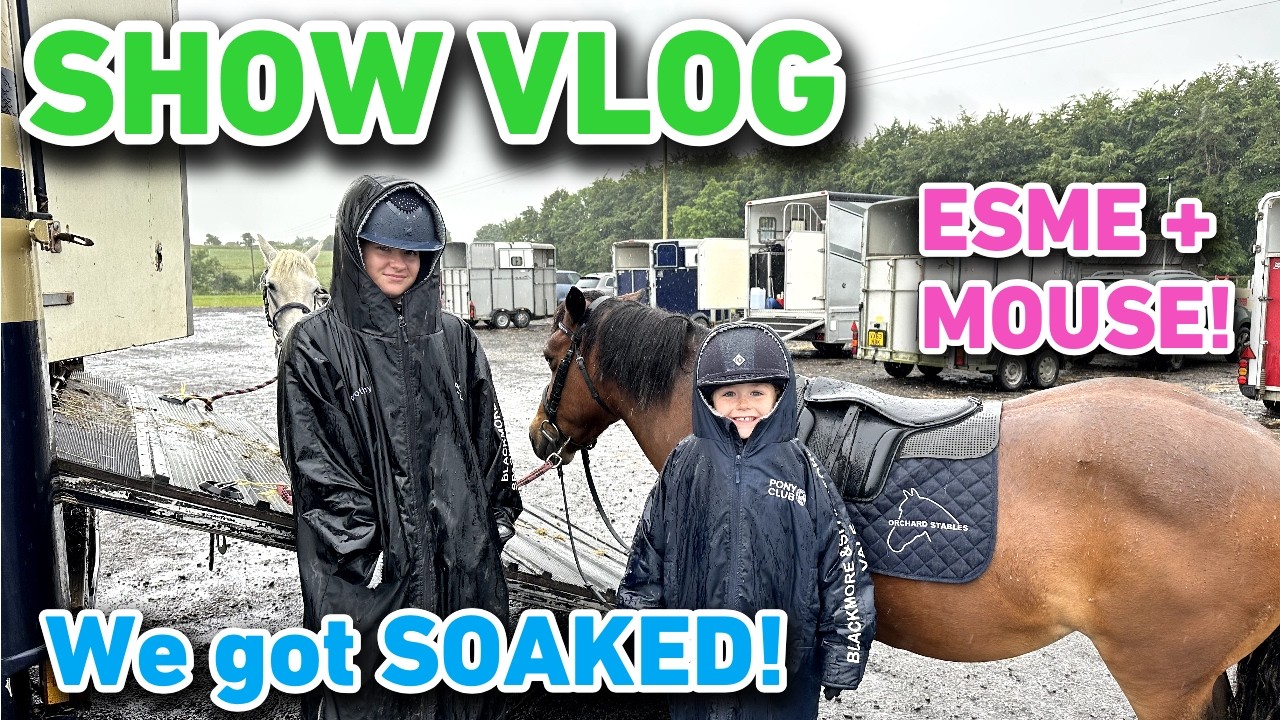 Esme's first show with MOUSE! - Showjumping vlog - YouTube