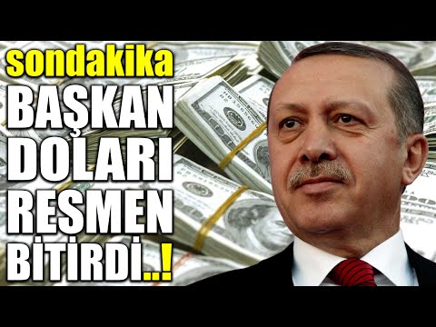 #sondakika MUHTEŞEM HAMLE..!! BAŞKAN DOLARI RESMEN BİTİRDİ..!!