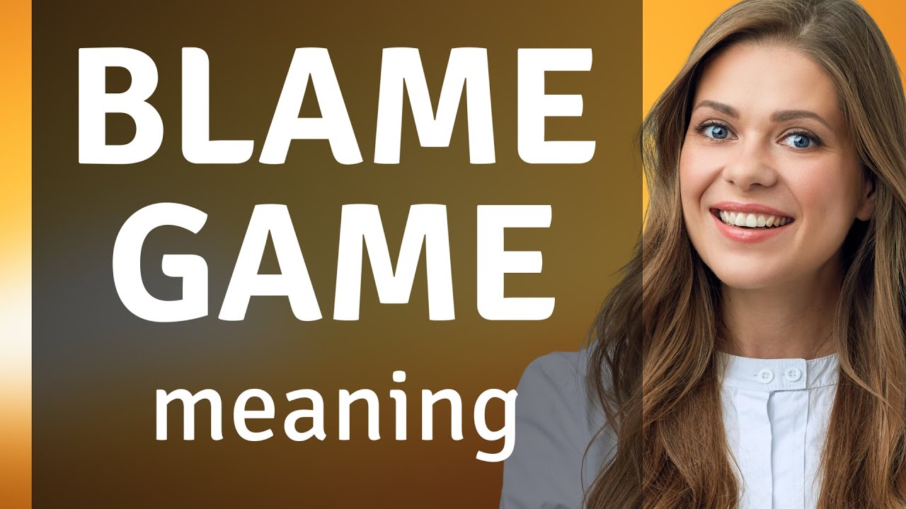 The Blame Game: Pointing Fingers in English - YouTube