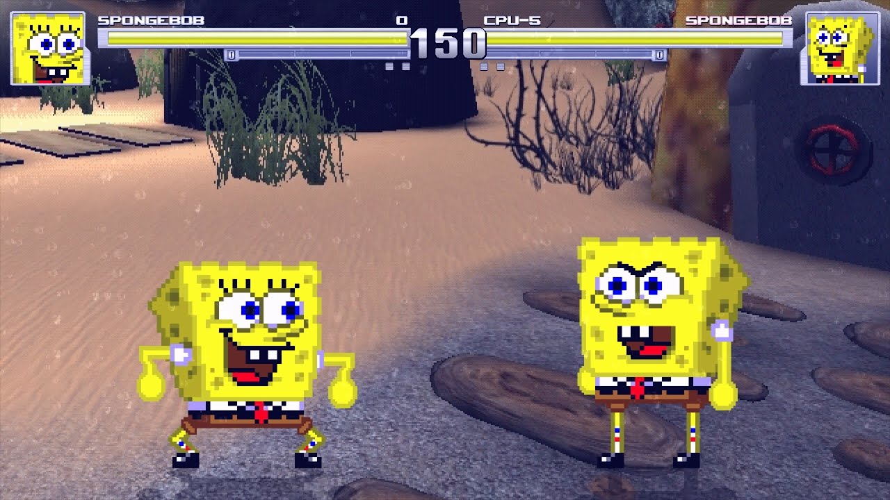 Mugen #22 SpongeBob vs Ki SpongeBob - YouTube
