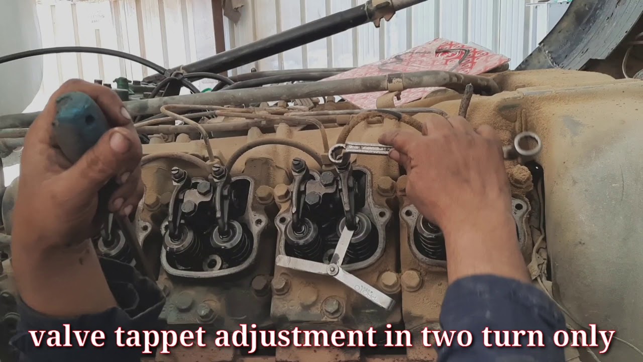 LB V8 engine 442 valve tappet adjustment - YouTube