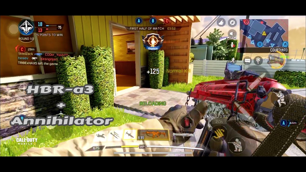 HBR-a3 short montage + Annihilator COD Mobile Ranked MP Season 7 - YouTube