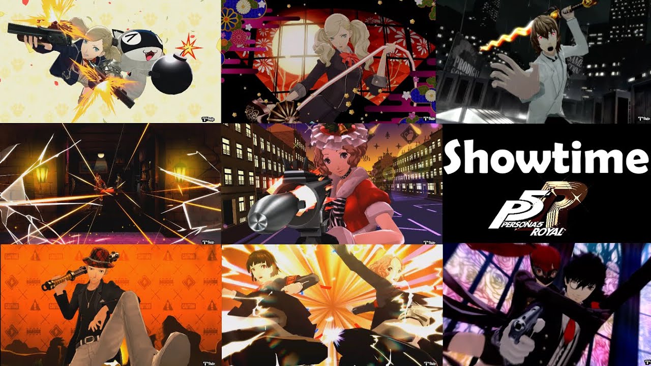 P5R - Showtimes (All 3 versions for mob, finisher and boss) - YouTube