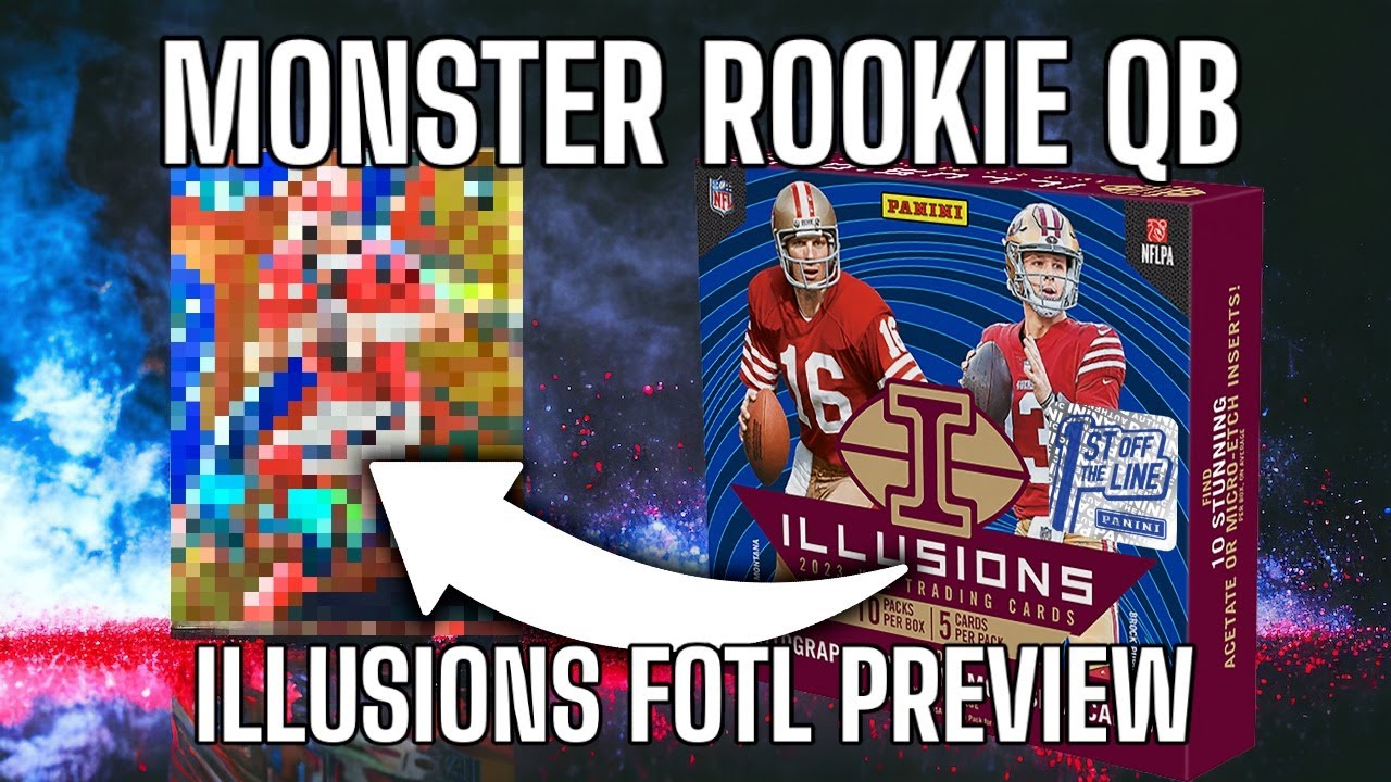 2023 Illusions Football FOTL Review - MONSTER ROOKIE QB PULL - YouTube
