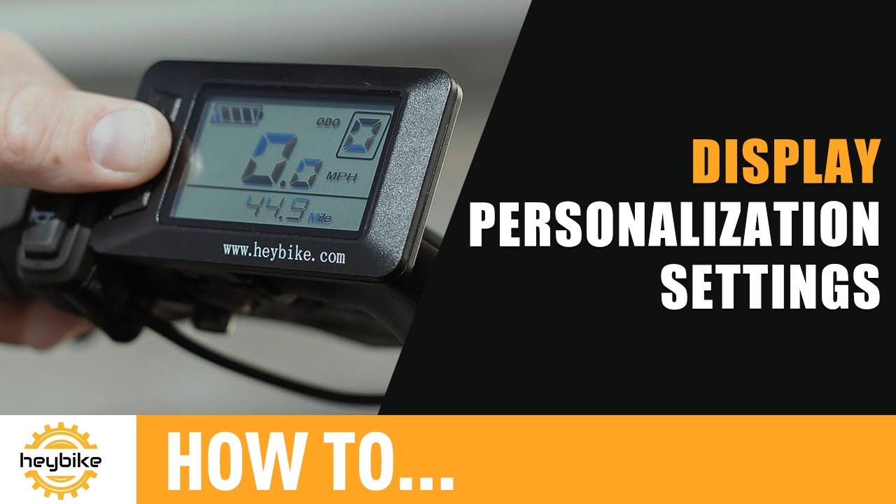 Heybike Mars - How to Assemble | Display Every Hidden Menu - YouTube