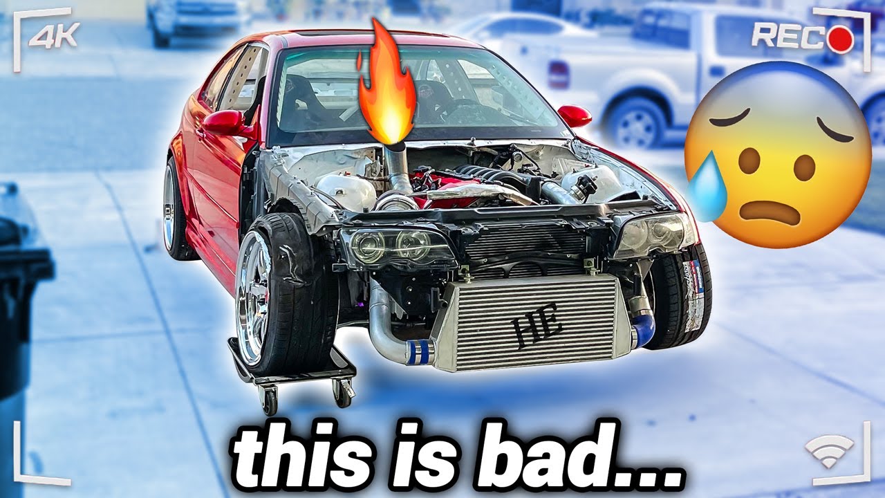 Trying To Start My CRASHED Turbo BMW E46 M3... 1 Year Later! - YouTube
