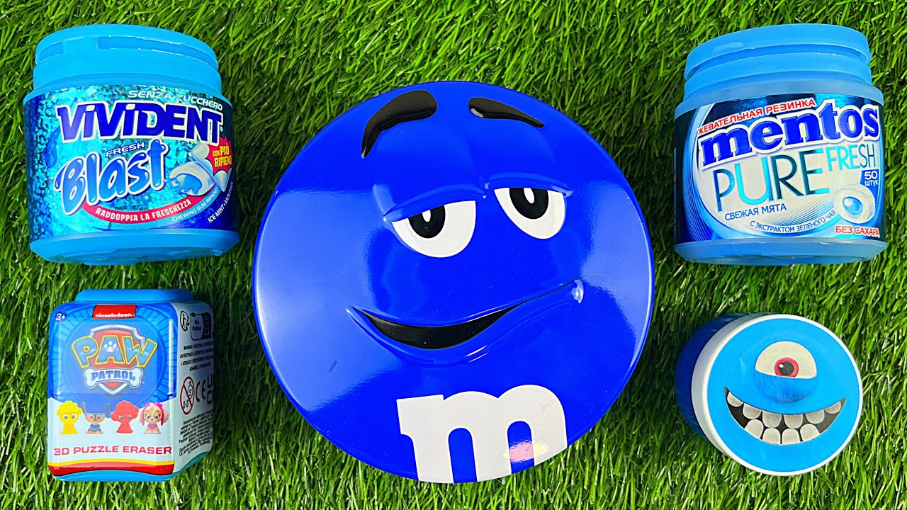 Satisfying Video | Unpacking and Mixing Rainbow Candy in 1 M&M'S Boxes ...