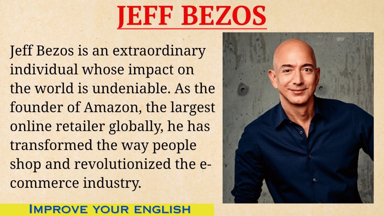 Learn English through Stories | Jeff Bezos | English Listening Practice - YouTube