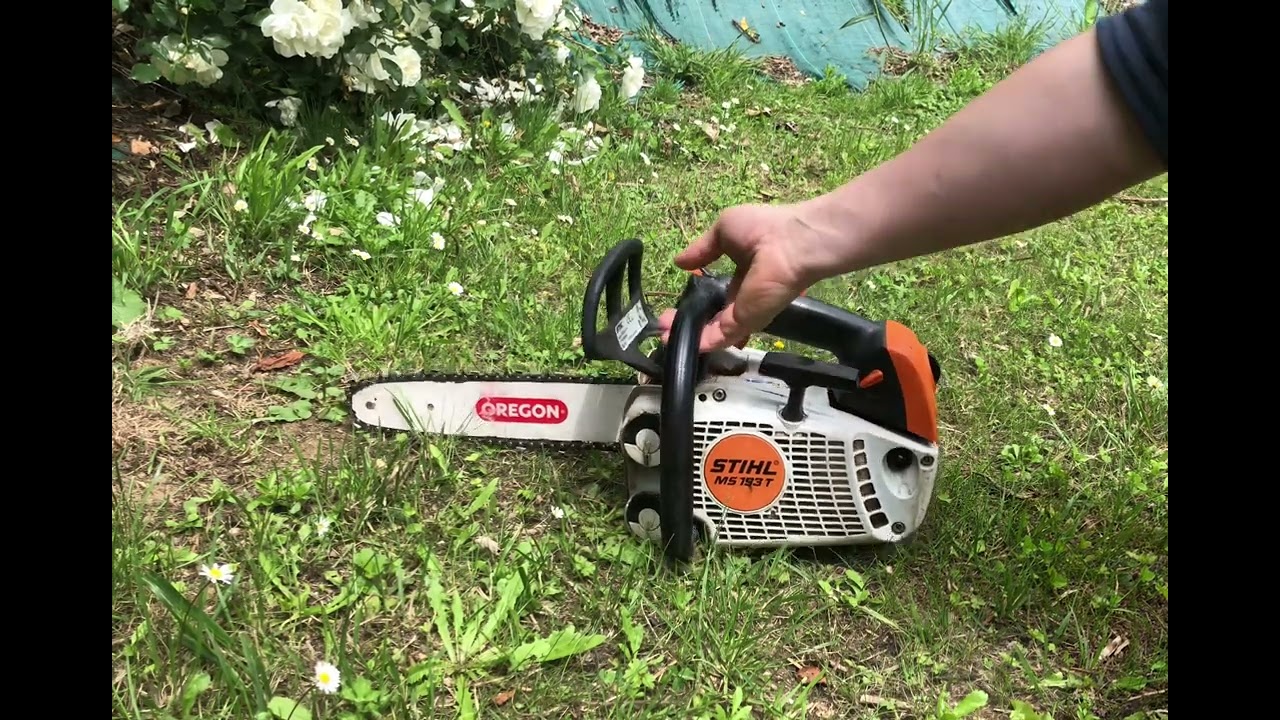 Stihl MS 193T - YouTube