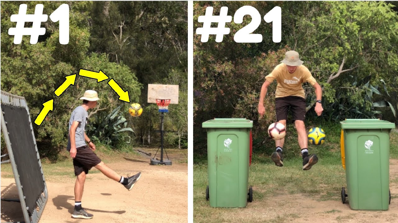 21 of the BEST EVER Soccer Trick Shots! - YouTube