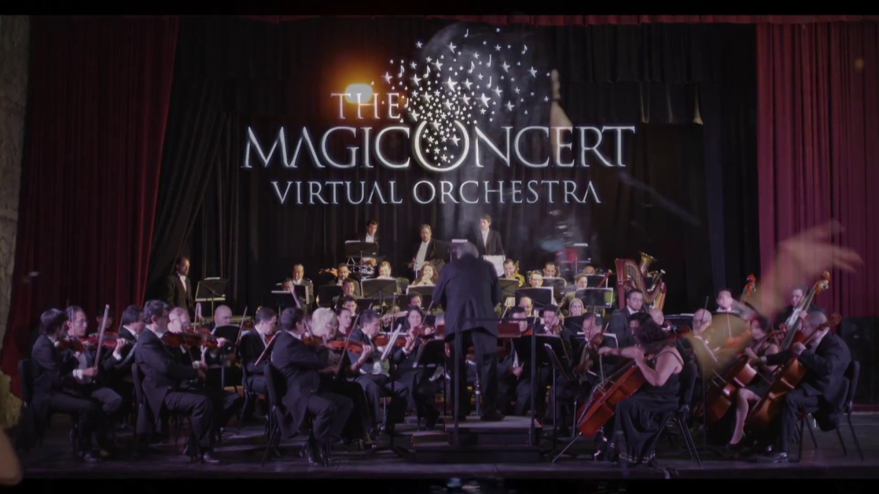 Trio Ellas & Magic Concert Virtual Orchestra " El Mercader" - YouTube