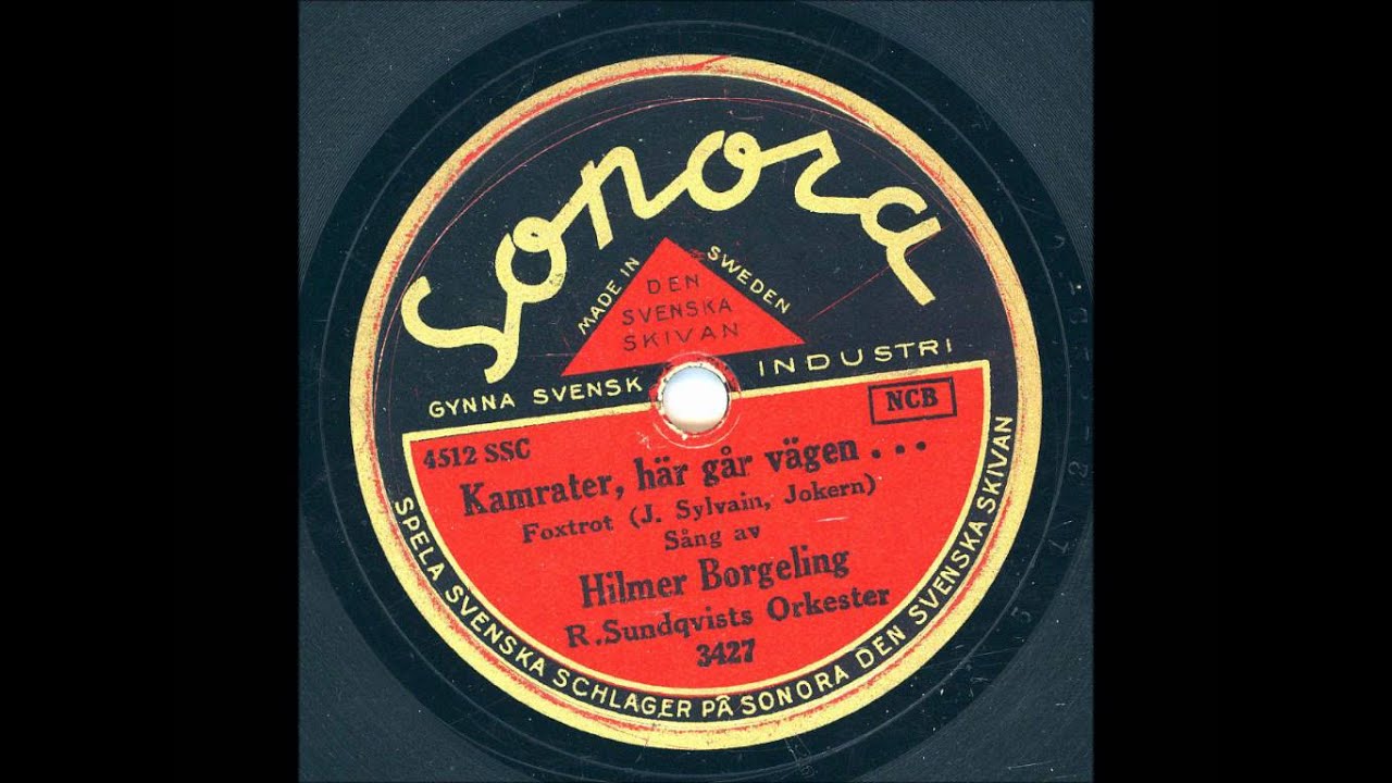 Hilmer Borgeling - Kamrater, här går vägen - YouTube