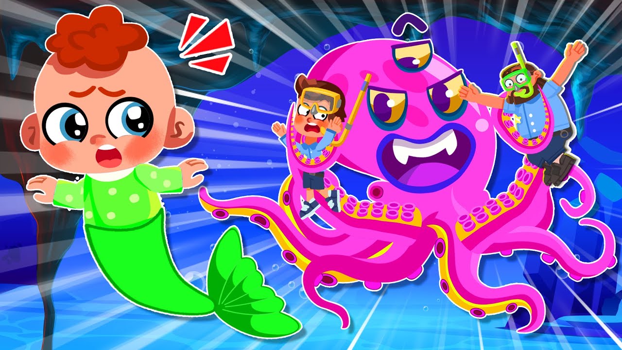 Baby Mermaid Rescue 🧜‍♀️| The Rescue Team + More Funny Songs & Nursery ...