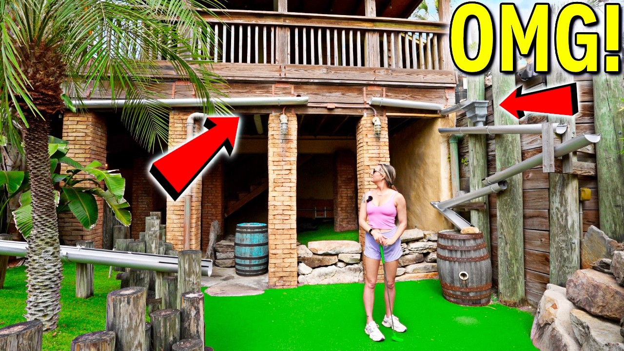 Epic ONE OF A KIND Mini Golf Course! - YouTube