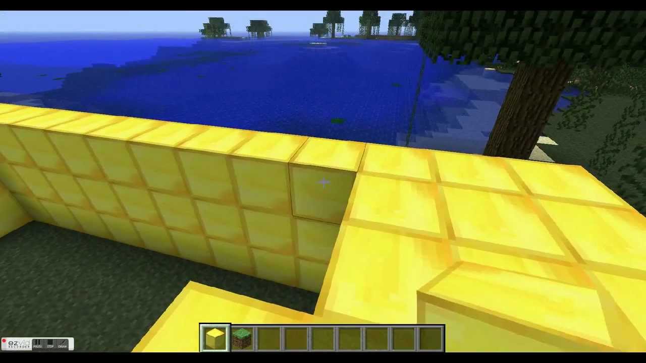 Sam Videos - Huge House with Gold Blocks - Minecraft - Part 1 - YouTube