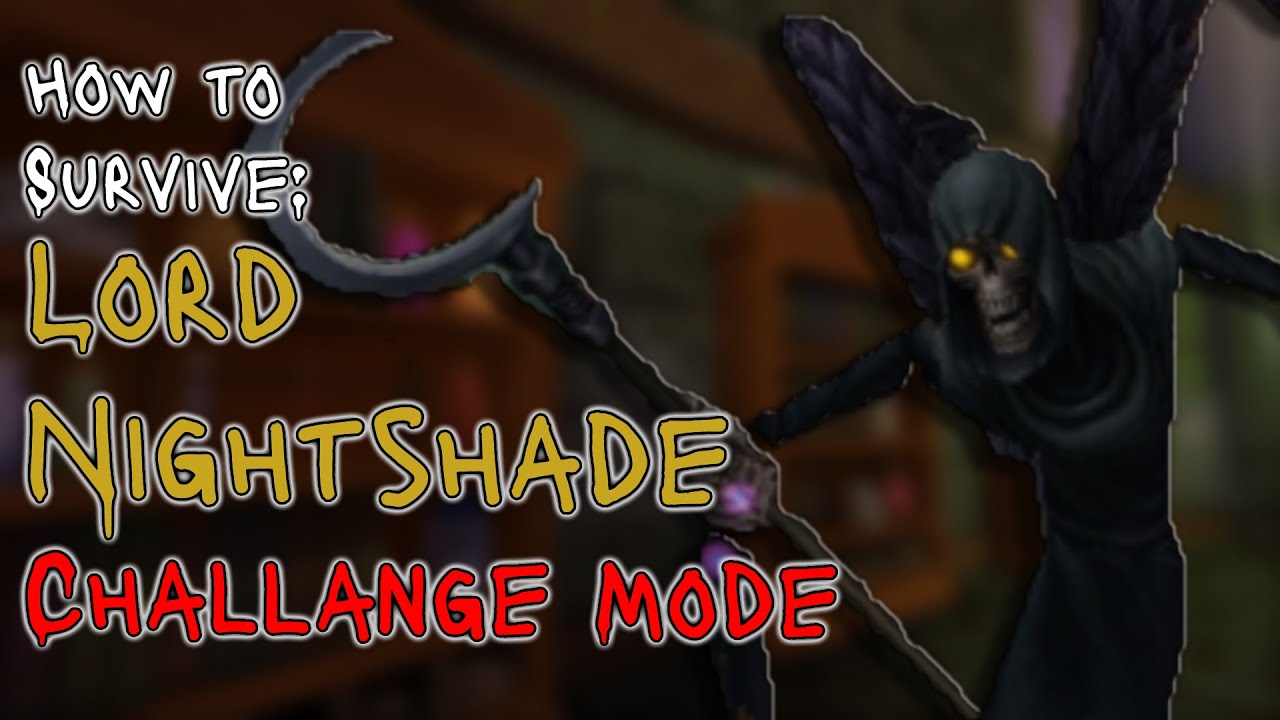 Wizard101: How to beat Lord Nightshade Rematch in Challenge Mode - YouTube