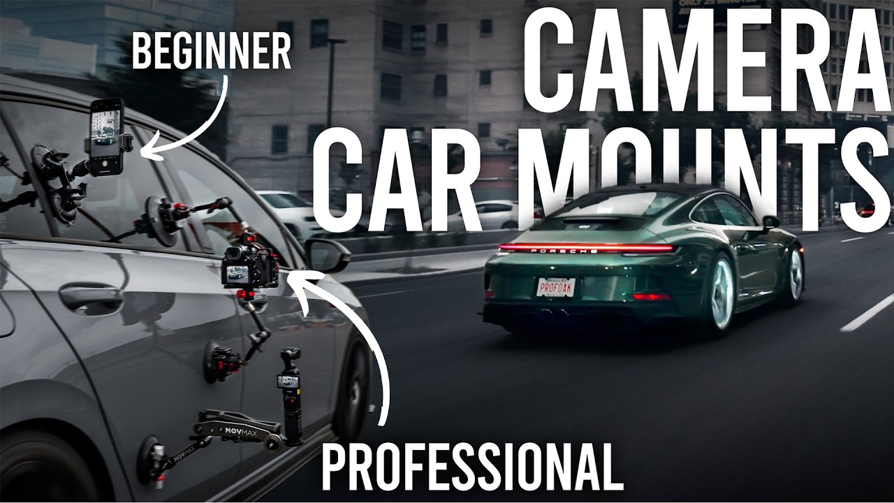 How To Shoot Car Driving Videos | Camera Car Mounts From Basic to Pro ...