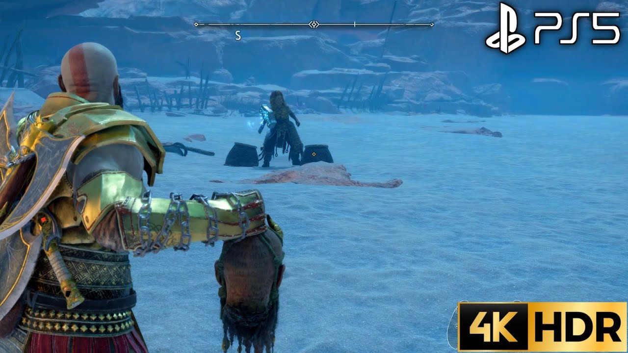 Thrud Gets Thor's Power GOD OF WAR RAGNAROK Thrud Picks Up Thor's ...