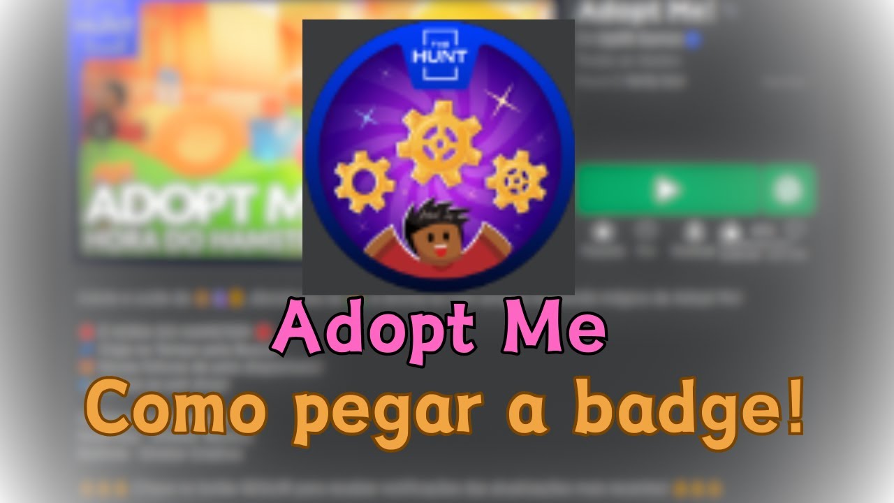 🐶(THE HUNT) COMO PEGAR A BADGE ADOPT ME! - YouTube