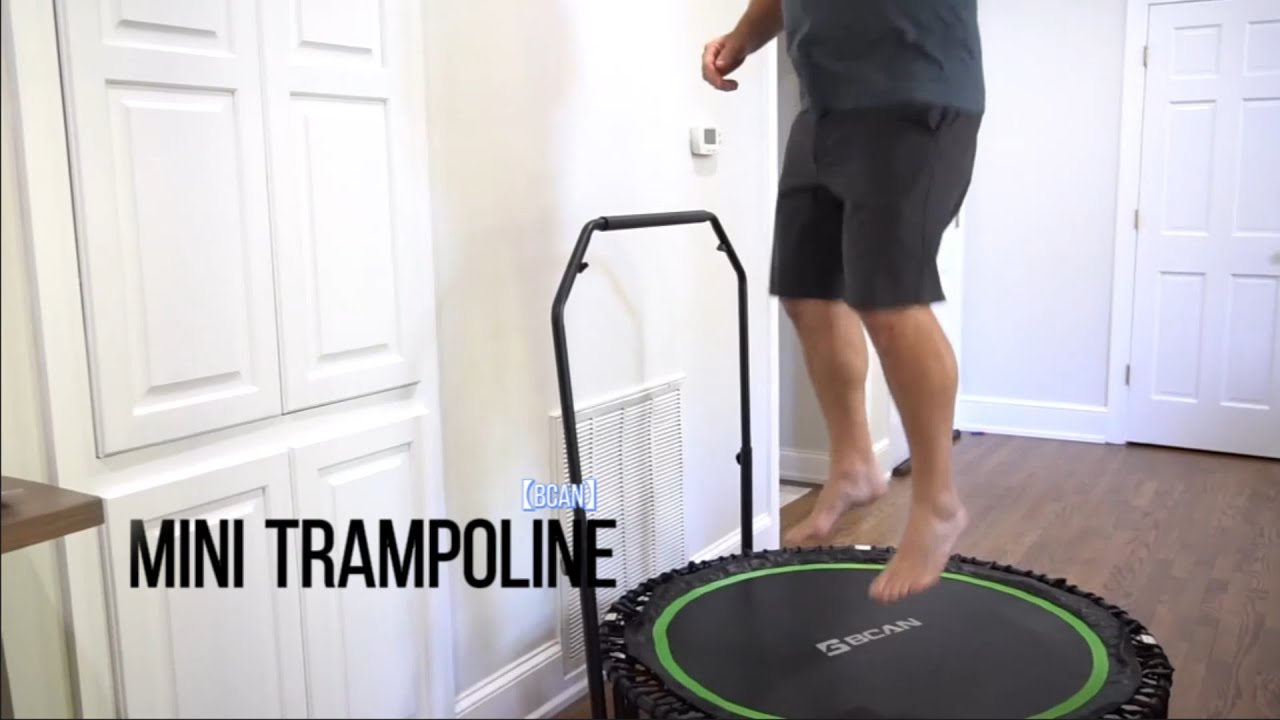 BCAN mini trampoline is built for serious fun and fitness! - YouTube