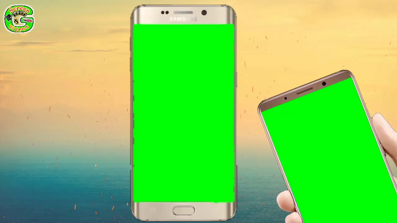 Green screen mobile frame video with background - Green screen Mobile ...