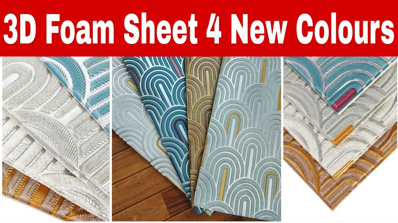 3D Foam Wall Panel Sticker Waterproof | 3D Foam Sheets | 3D Fomic Sheet ...