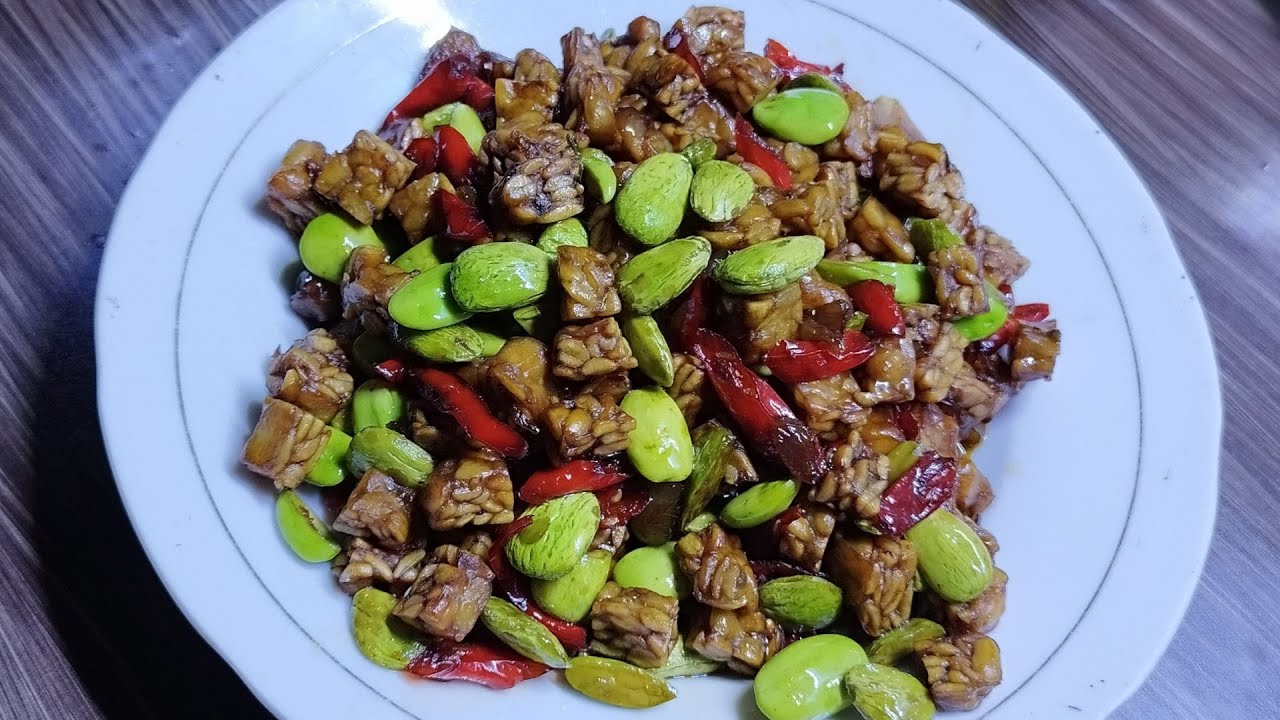 Resep tumis kecap tempe pete|masakan sehari-hari|menu buka puasa - YouTube