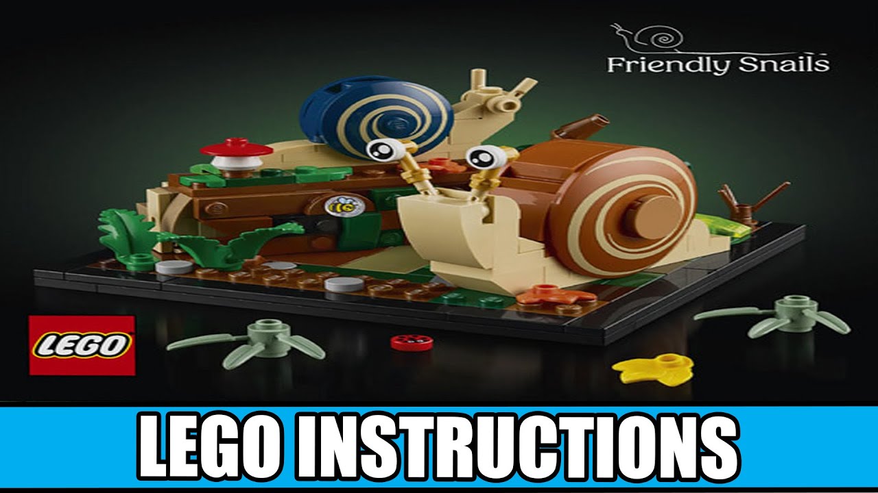 LEGO Instructions - Ideas - 40788 - Friendly Snails - Promotional - YouTube