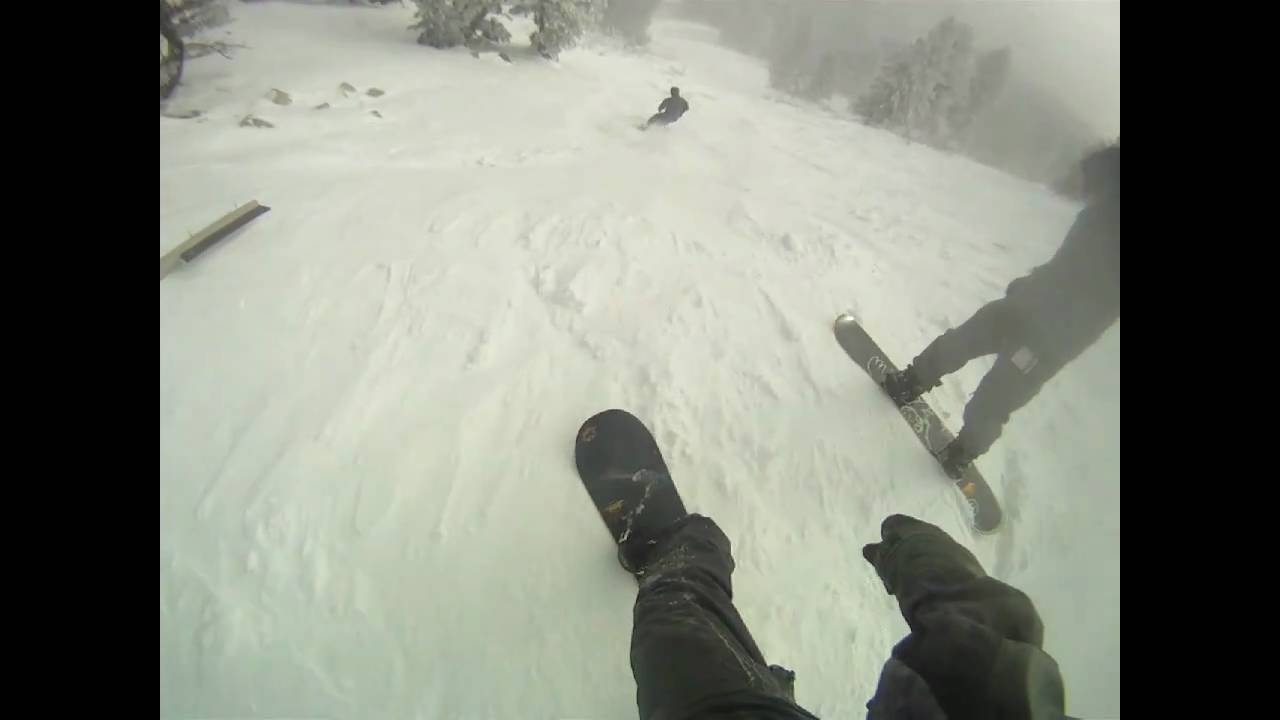 GoPro HD Helmet Cam Snowboarding Bogus Basin Idaho #1 - YouTube