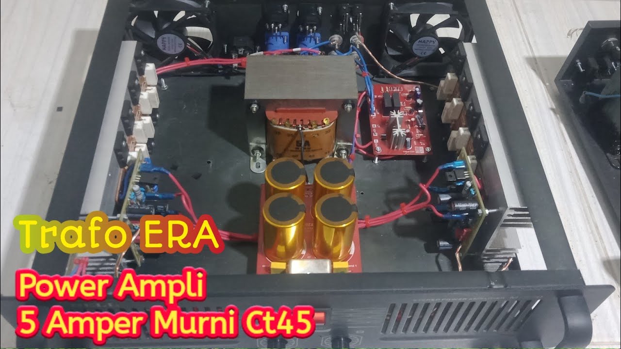 POWER AMPLI RAKITAN 5A ERA CT 45 - YouTube